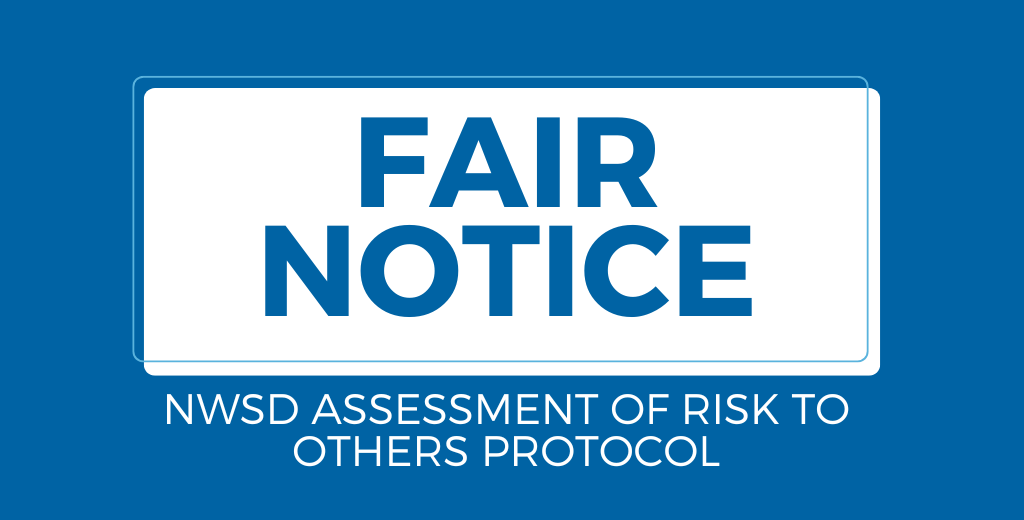 Fair Notice - Assessment of Risk to Others (ARTO) - Northwest School ...