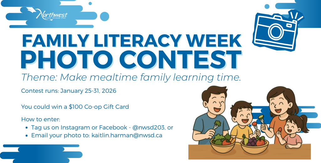 Family Literacy Week Photo Contest - Northwest School Division